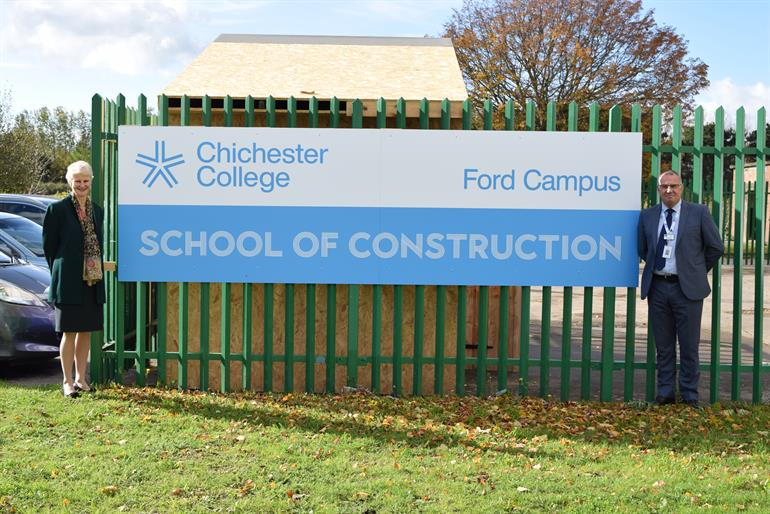 Chichester College School of Construction opens at HMP Ford to give ex ...