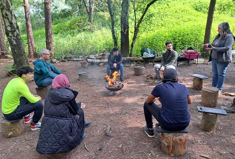 Forest School helps ESOL students flourish | Crawley College